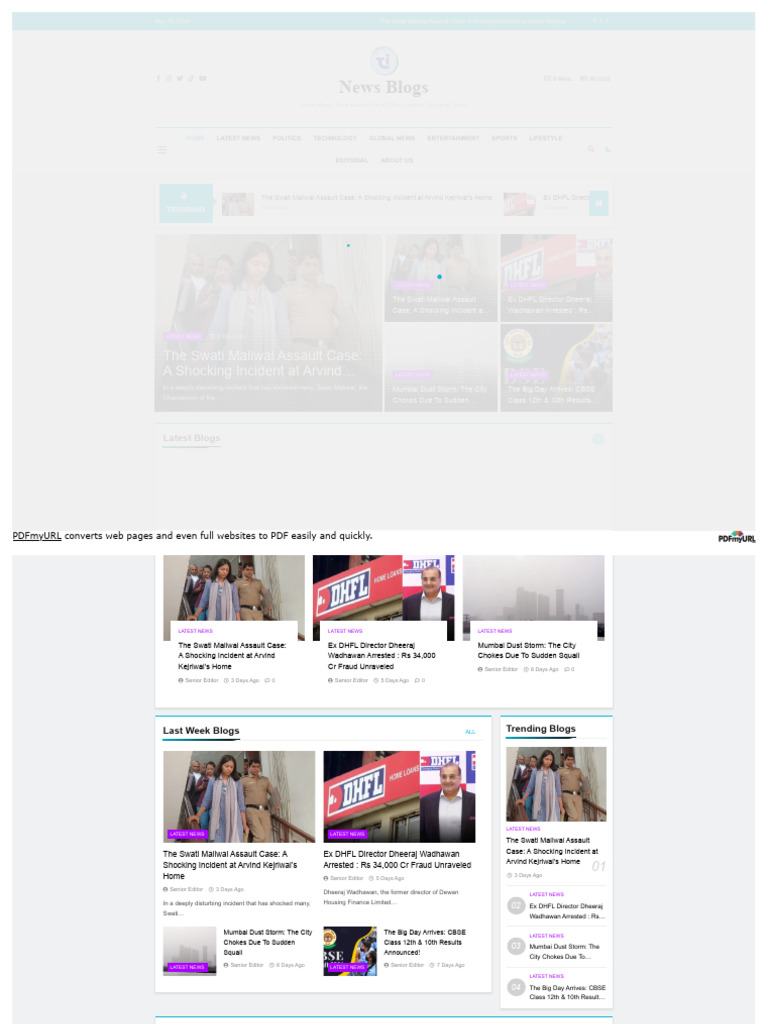 News Blogs | PDF | News | Blog