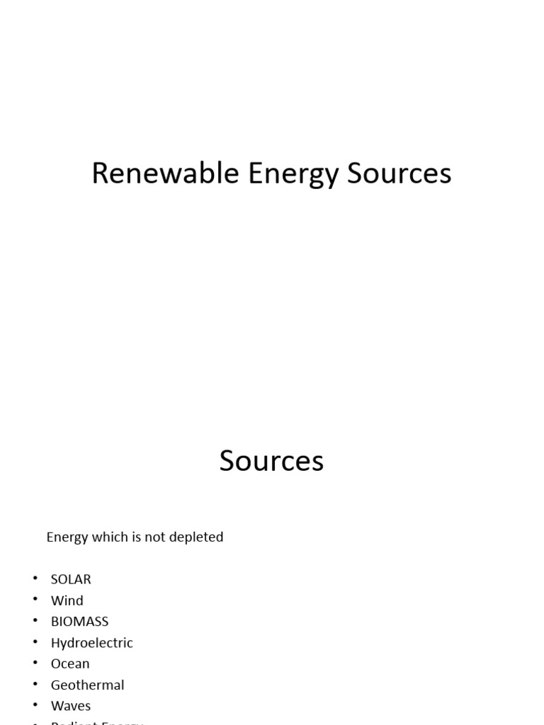 Comprehensive Guide to Renewable Energy | PDF | Energy Storage ...