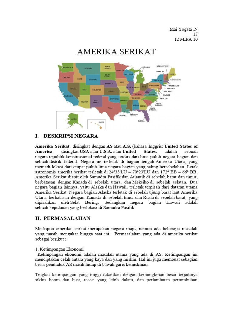 Geografi Amerika | PDF
