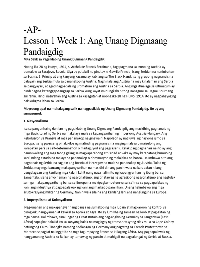 Ap - 8 Quarter 4 | PDF