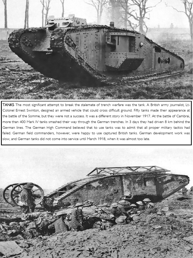HO - Machineguns - Tanks - Artillery | PDF | Tanks | Trench Warfare