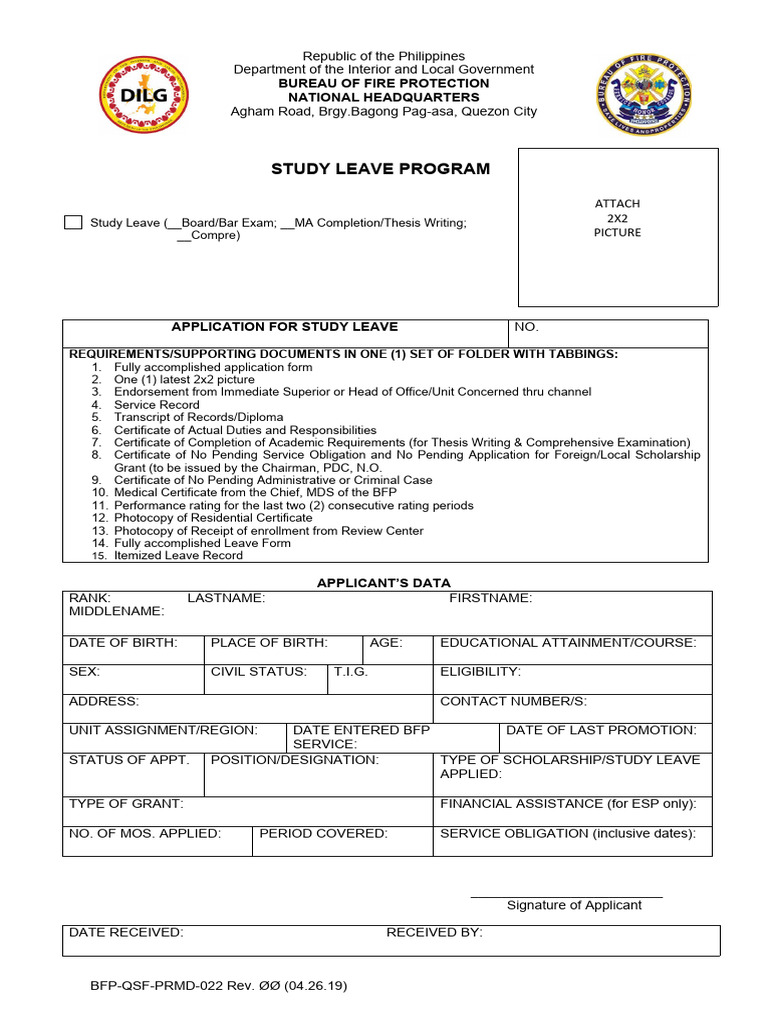 Study Leave Application Guidelines | PDF | Educational Stages