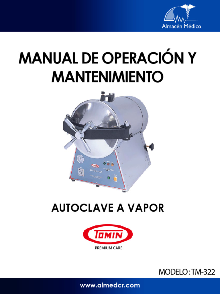 Autoclave a Vapor --- Modelo Tm-322 | PDF