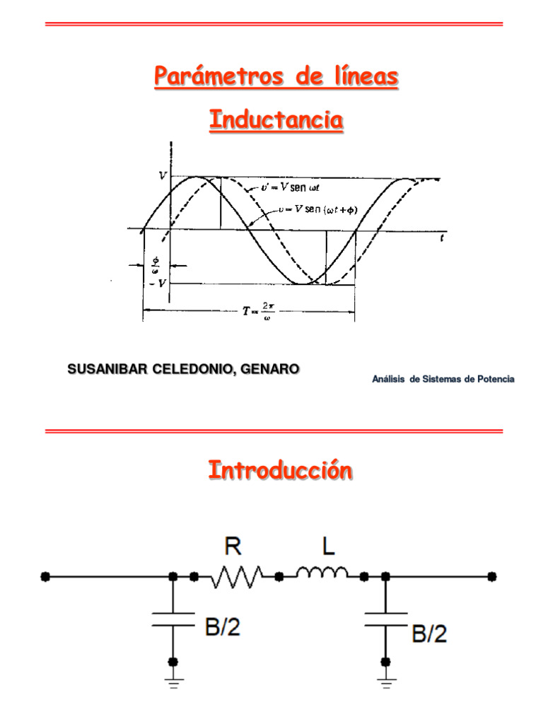 03 Parámetro de Líneas - Inductancia | PDF | Inductancia | Metrología
