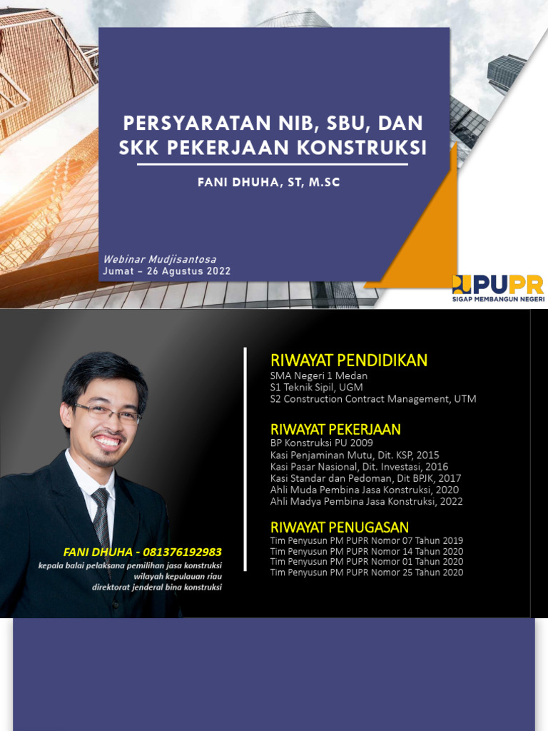 NIB SBU Dan SKK Tender PK | PDF