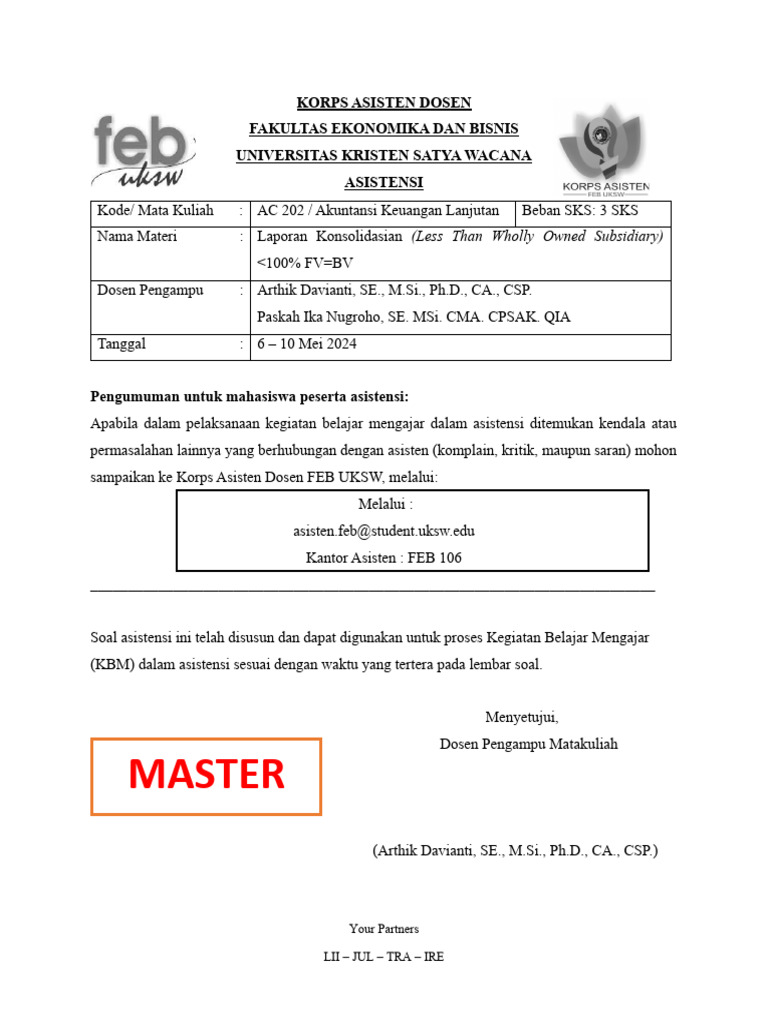 AA202 - Pertemuan 4 | PDF | Pengelolaan Keuangan & Uang