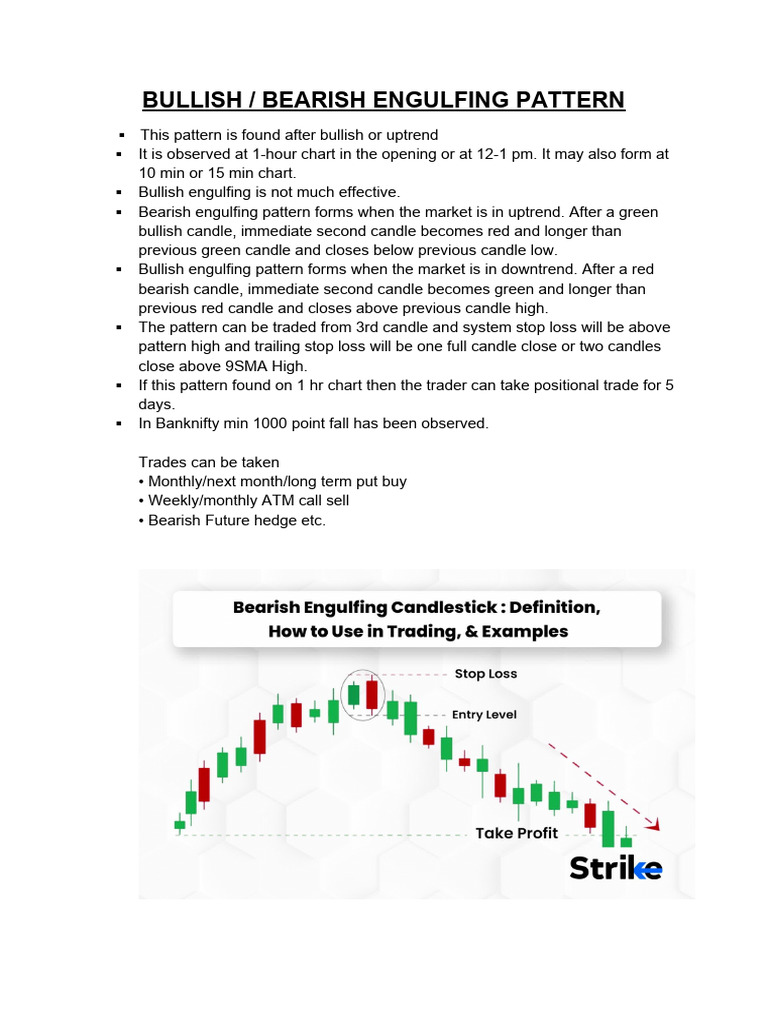 Understanding Bearish Engulfing Patterns | PDF | Market Trend ...