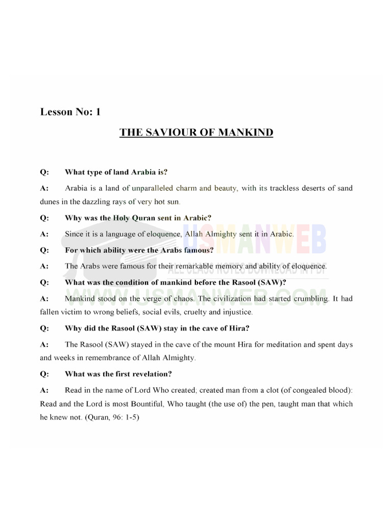 9th English Ch1 Short QA PBISE | PDF