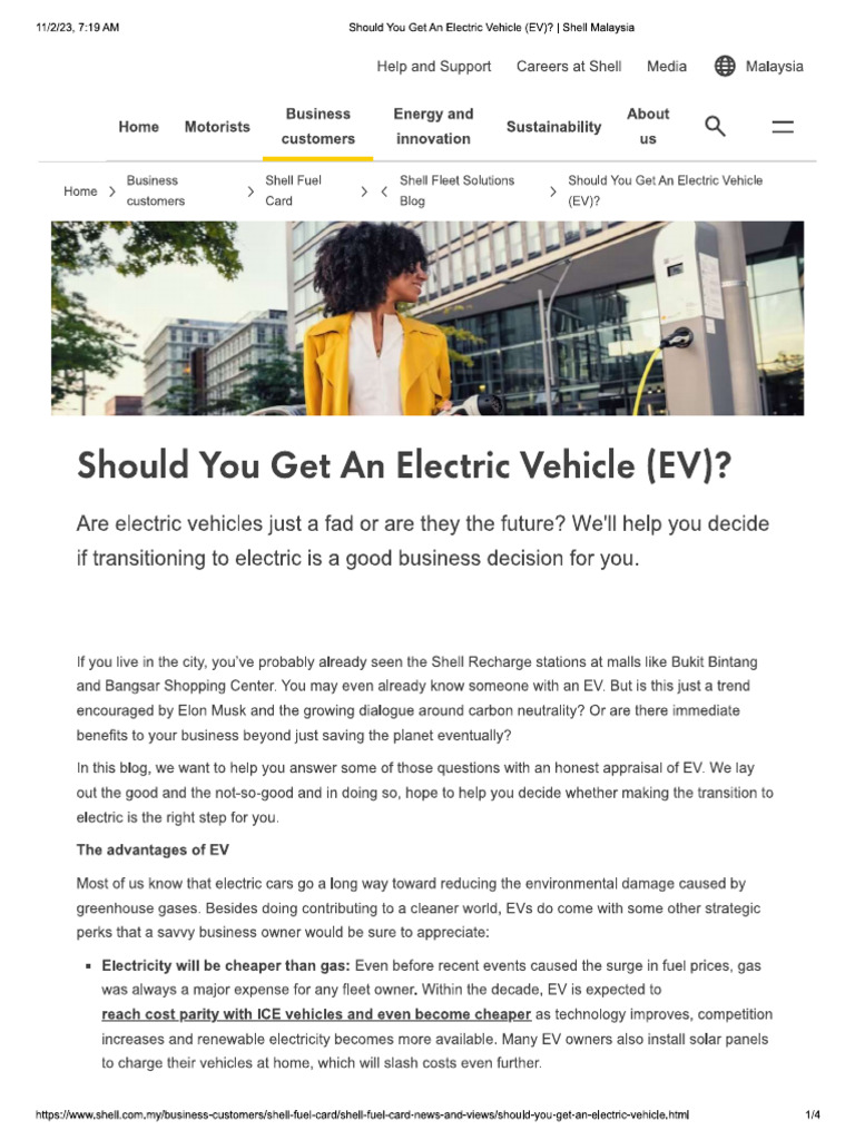 Shell - Application EV | PDF