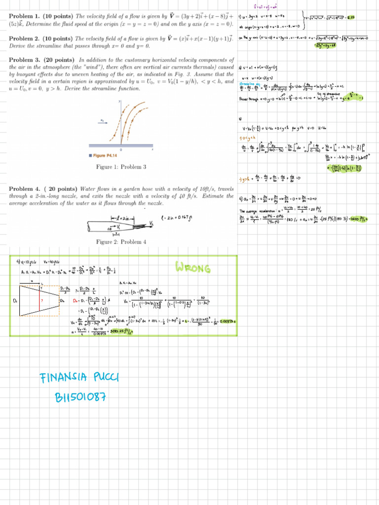 FM HW 4 Chp4-1 | PDF