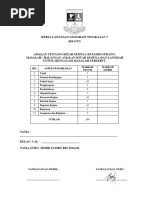 Borang Soal Selidik Kerja Lapangan GEO T3 | PDF