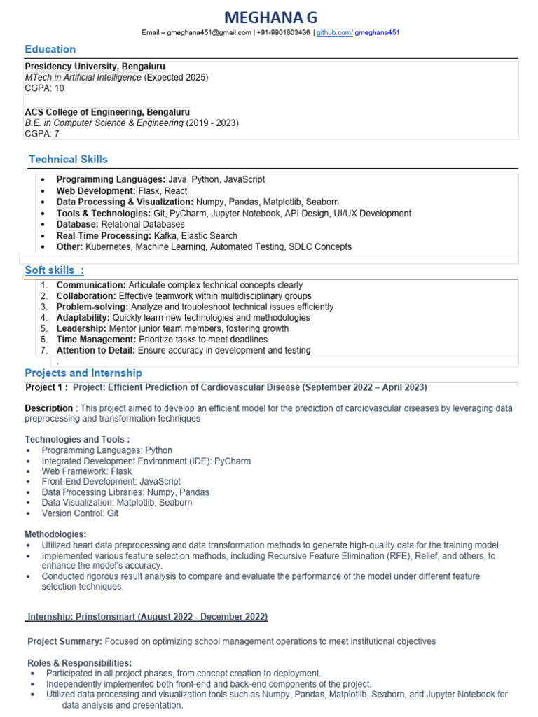 Meghana jp (1) | PDF | Web Development | Compiler