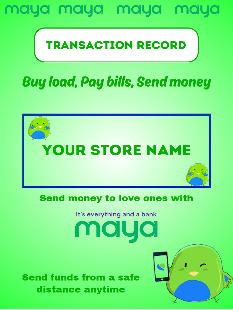 Transaction Record (Maya) | PDF | Banking Technology | Payments