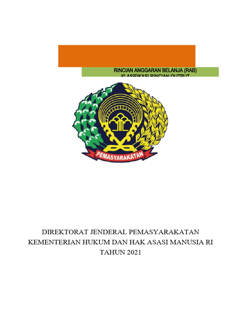 6231.EBB - RAB Layanan Sarana Prasarana Internal | PDF