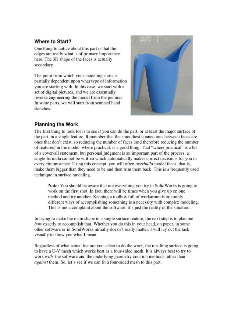 Watering Can Tutorial | PDF | Spline (Mathematics) | Curvature