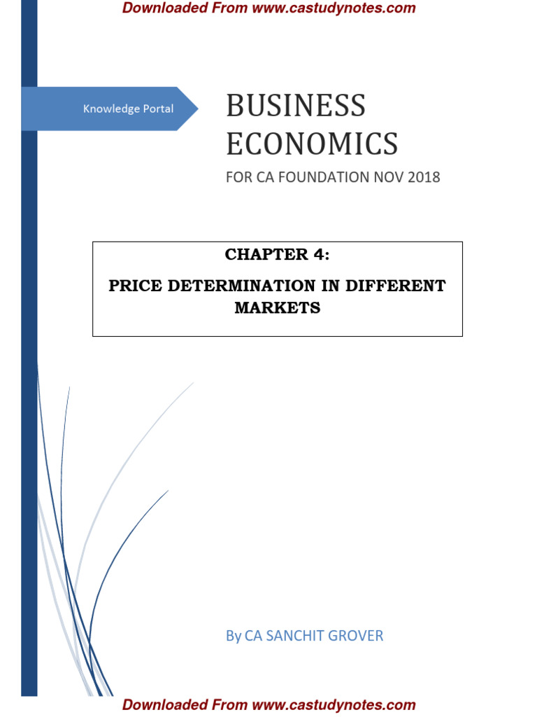 Market Price Determination Guide | PDF | Market (Economics) | Monopoly