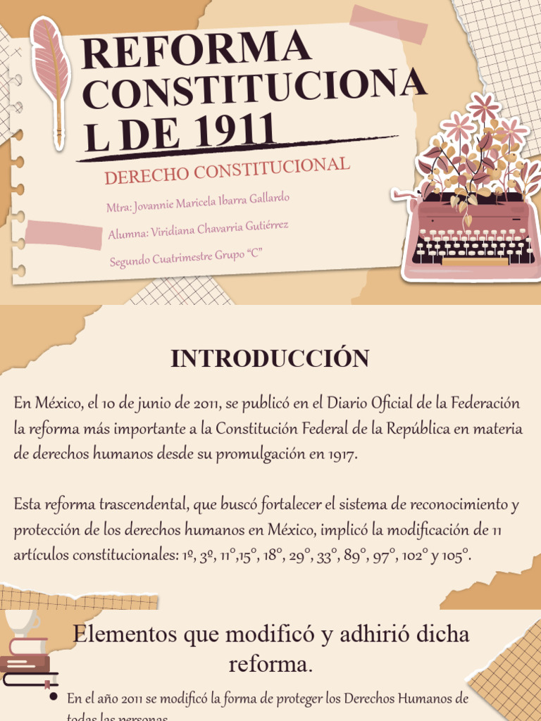 Reforma Constitucional de 2011 Presentación Digital | Descargar gratis ...
