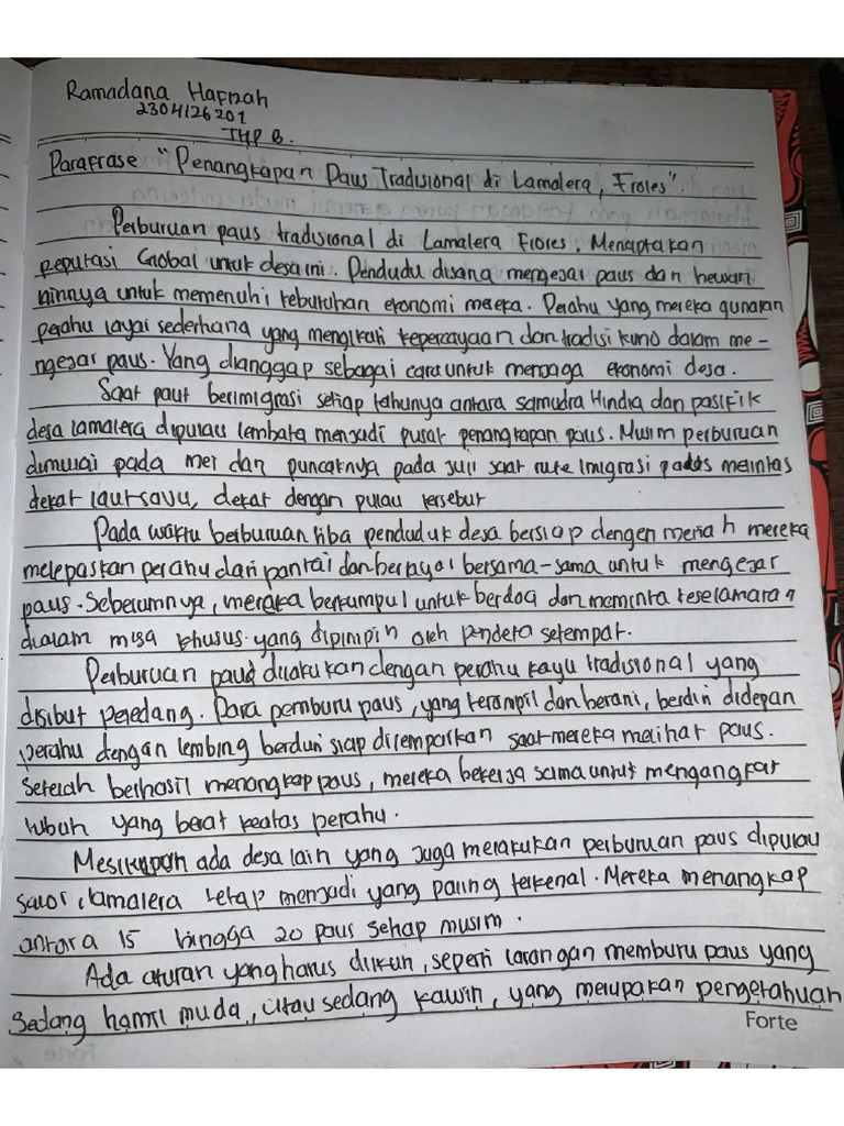 RAMADANA HAFIZAH (THP B) | PDF