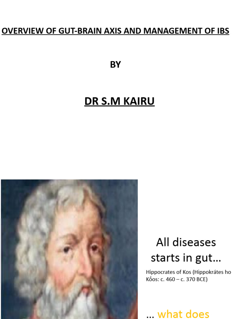 Gut Brain Axis and IBS | PDF | Irritable Bowel Syndrome | Hypothalamic ...