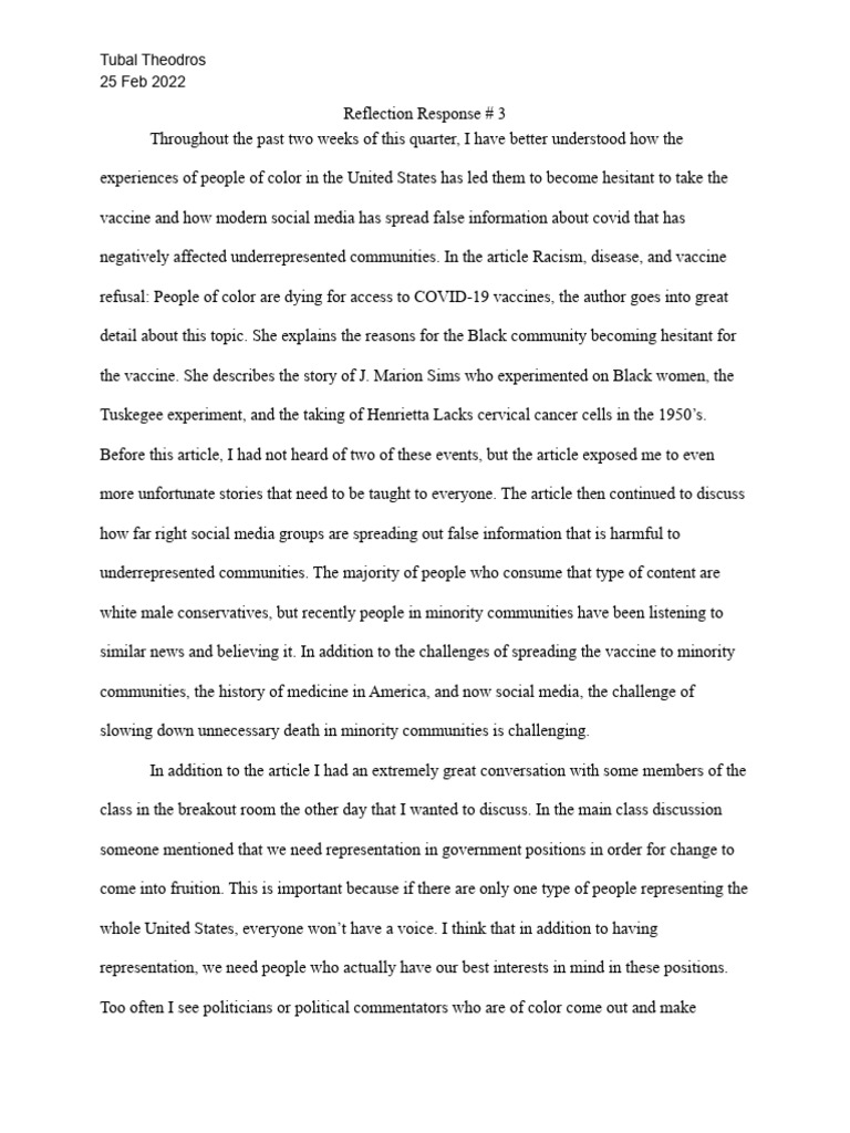 reflection response 3 | PDF | Social Media | Popular Culture & Media ... reflection response 3 | PDF | Social Media | Popular Culture & Media ...