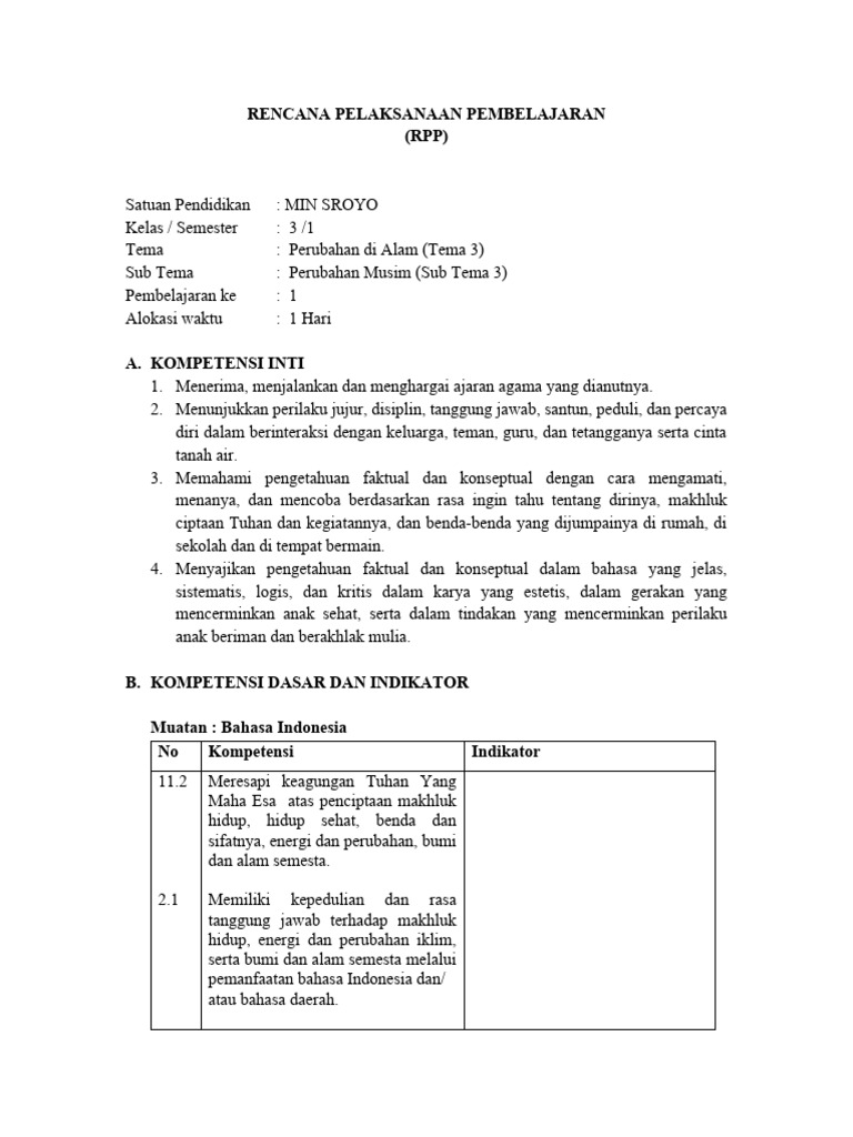 3.3.3.1 Perubahan Musim | PDF