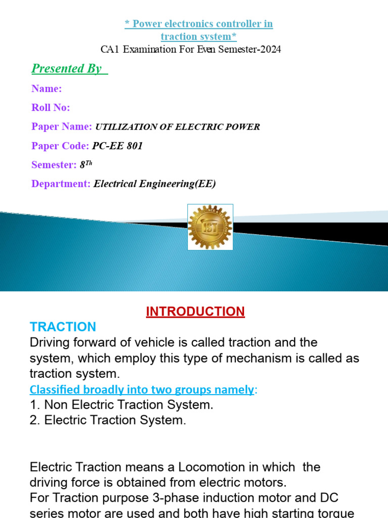 Utilization of Electric Power | PDF | Brake | Direct Current
