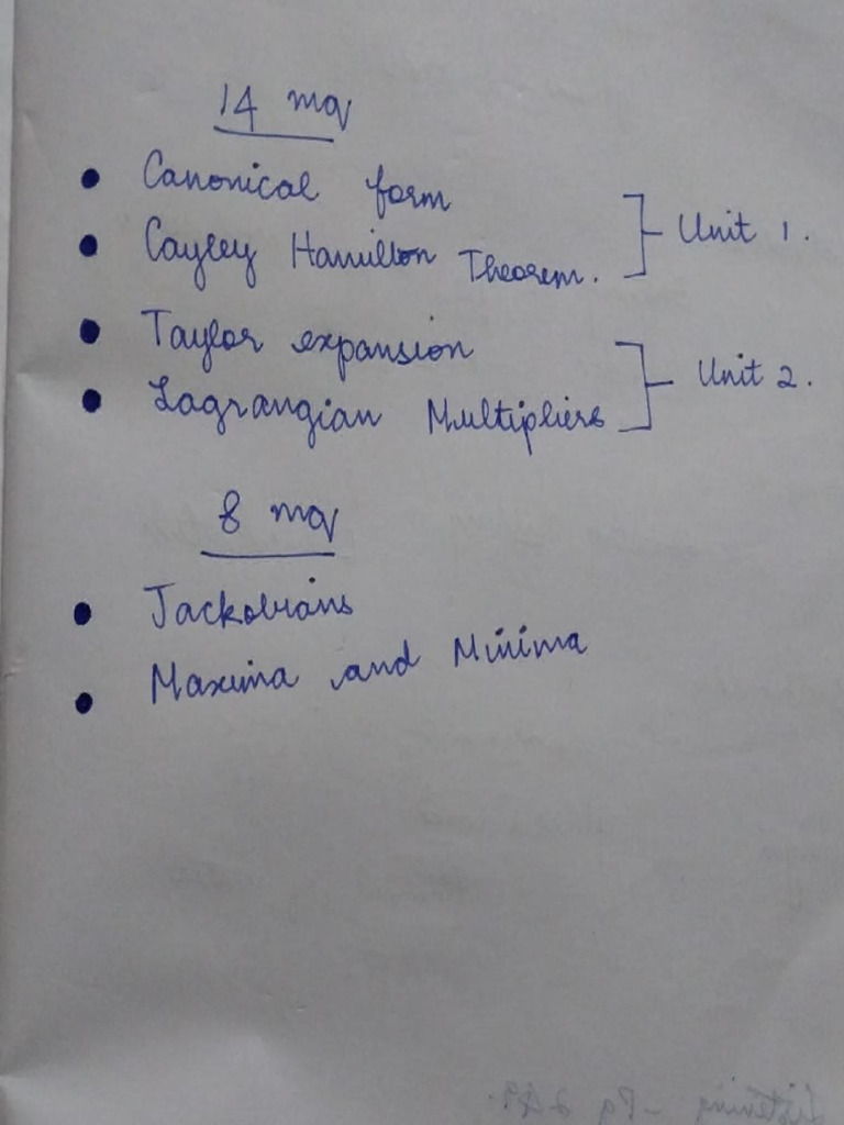 CT 1 Maths Notes | PDF