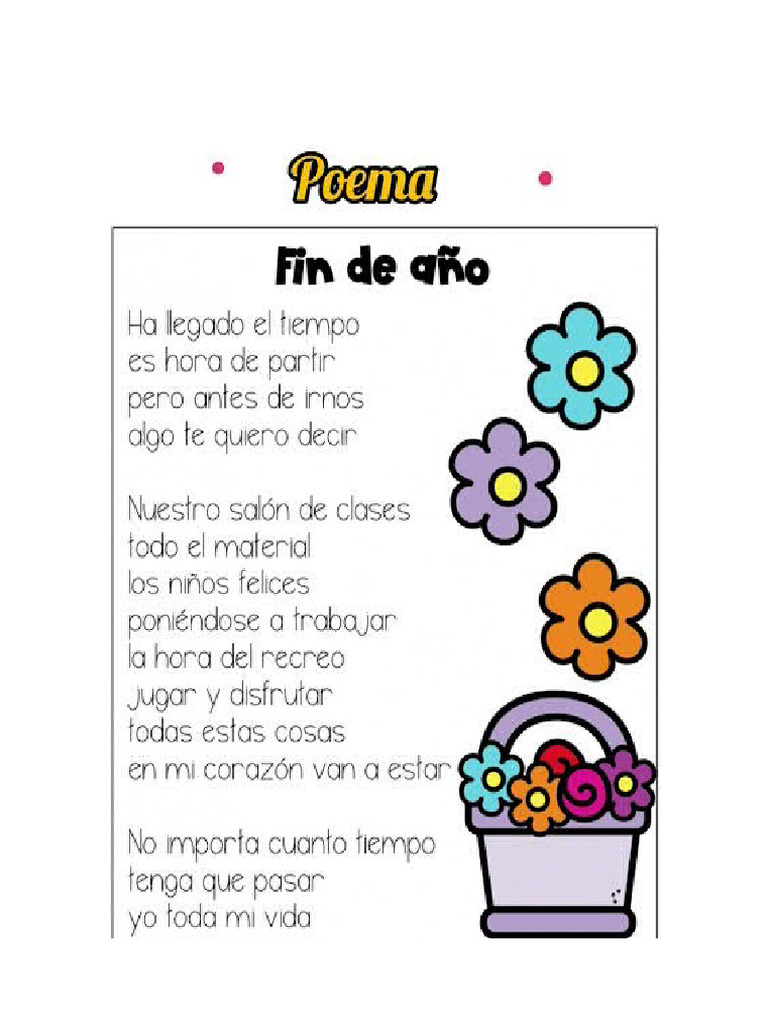 POEMA FIN DE AÑO | PDF