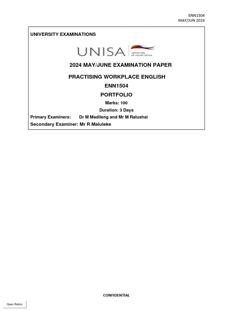 ENN1504 MayJune 2024 Main EQP | PDF | Artificial Intelligence ...