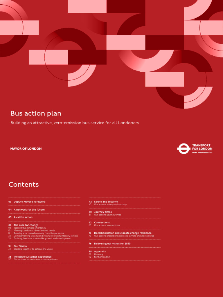 Bus Action Plan | Download Free PDF | Bus | Public Transport