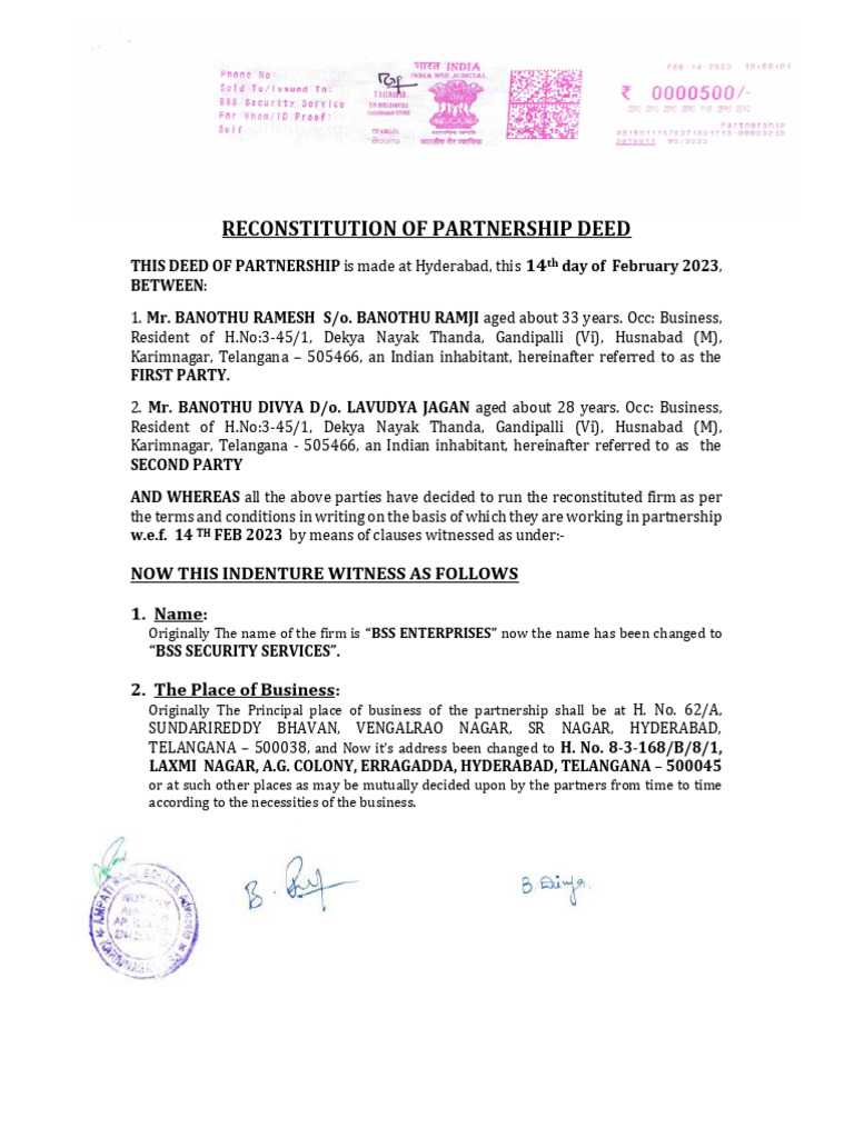 BSS Security Deed | PDF | Debt | Loans