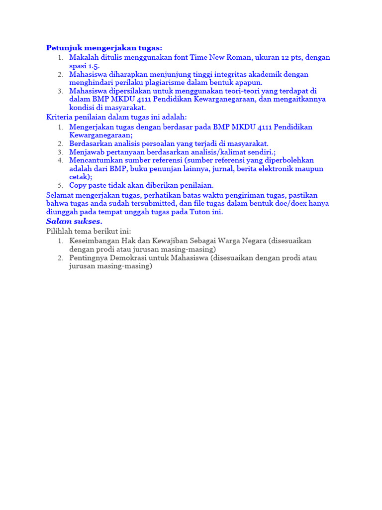 Tugas 3 PKN | PDF | Seni