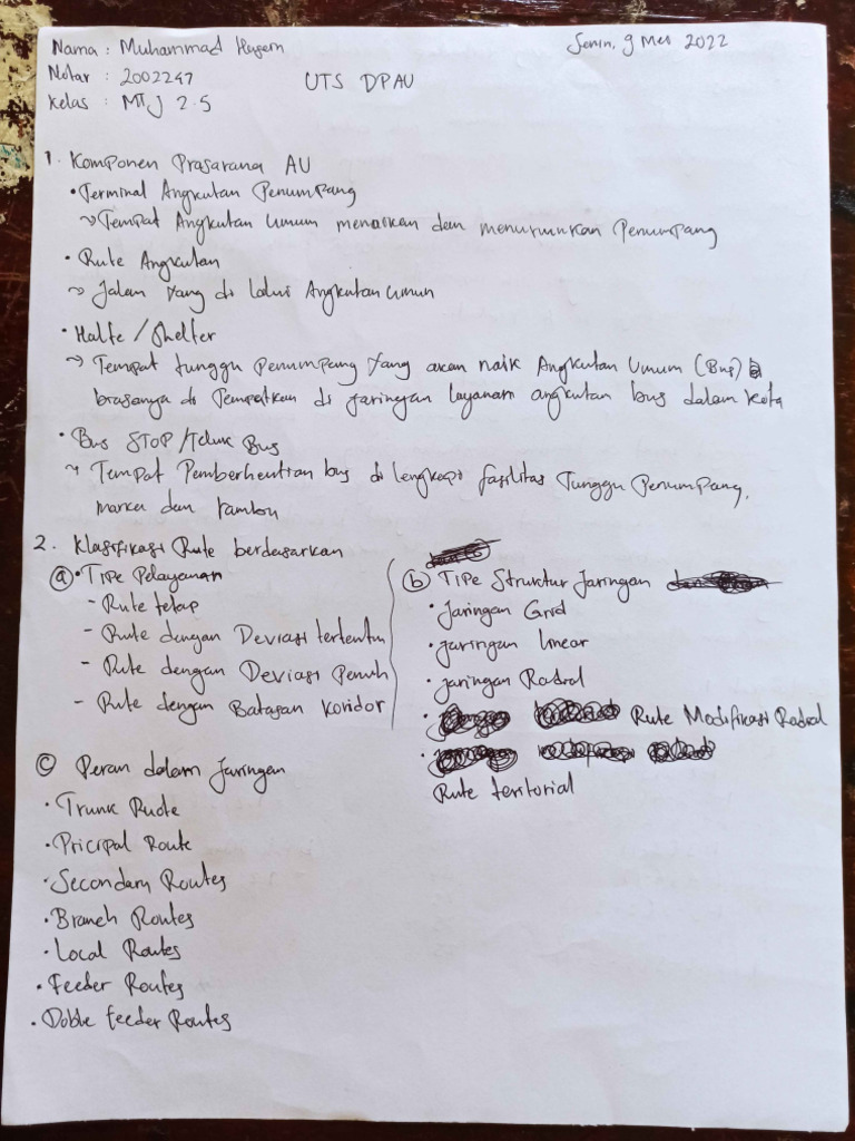 Uts Dpau Husein MTJ 2.5 | PDF