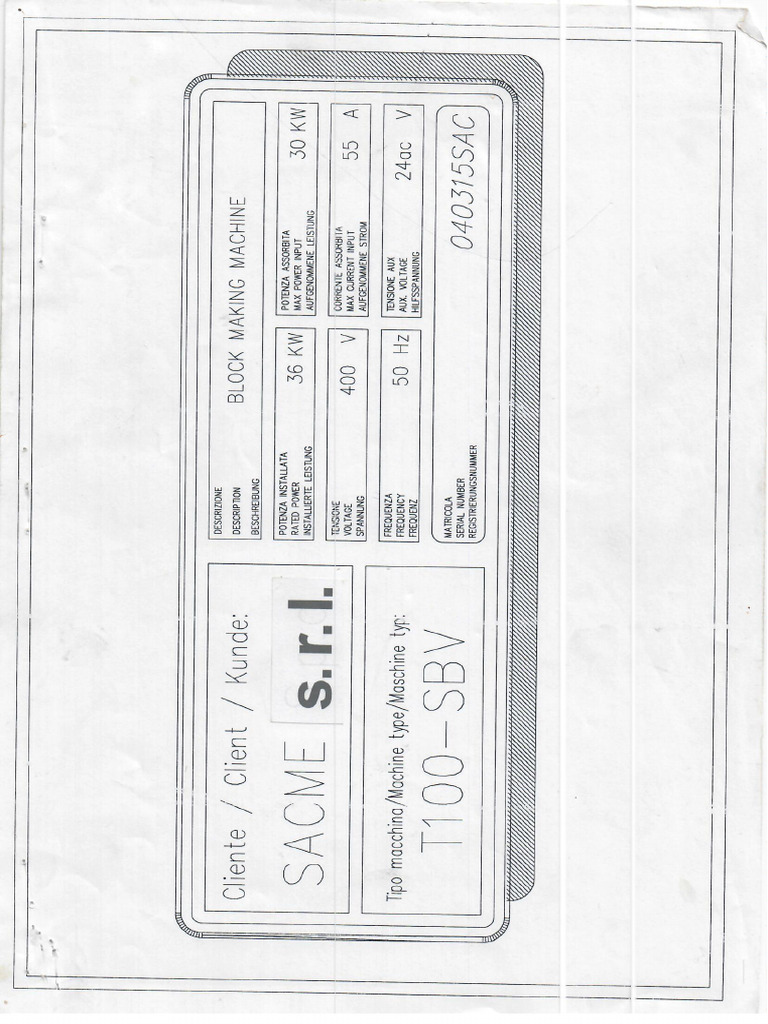 Electric Drawings for T100 | PDF