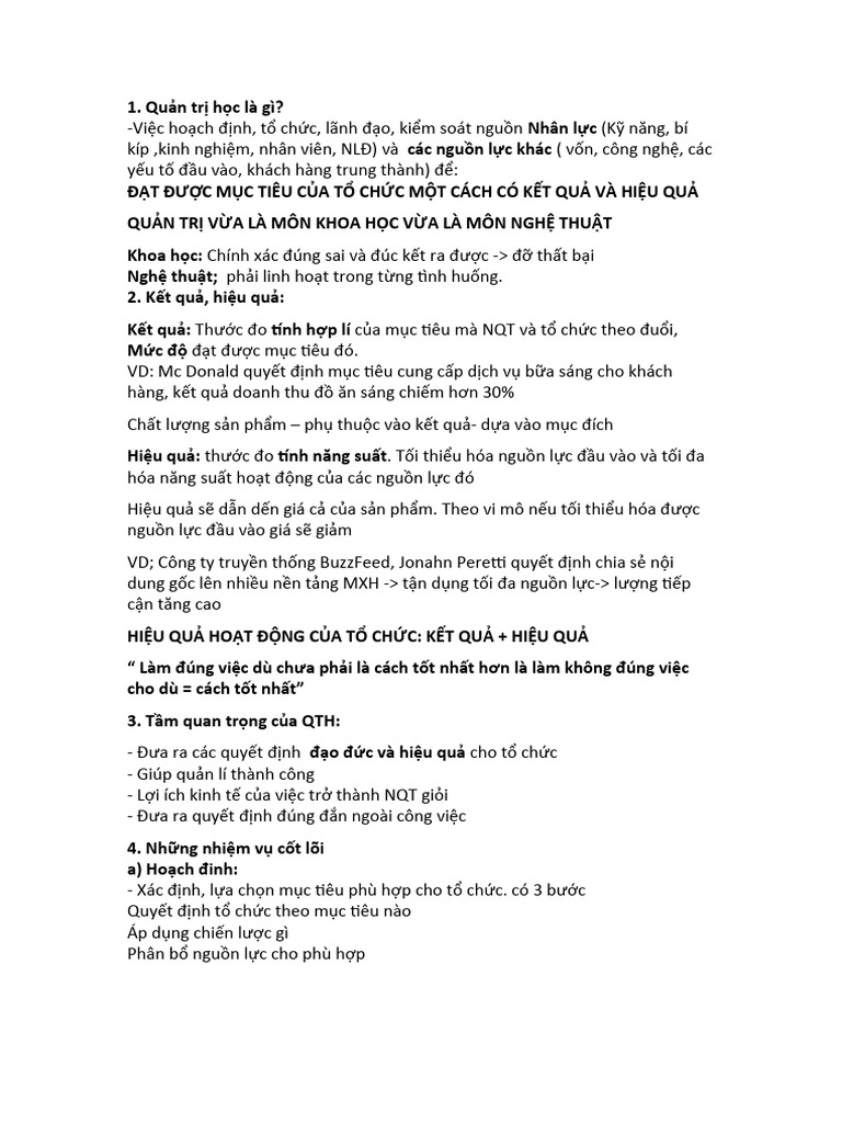 C01_Quan tri hoc | PDF
