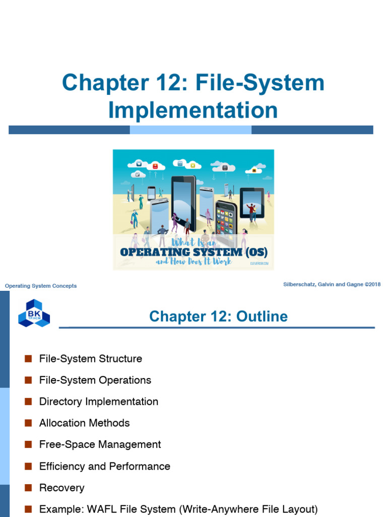 Chapter 12: File-System Implementation: Silberschatz, Galvin and Gagne ...