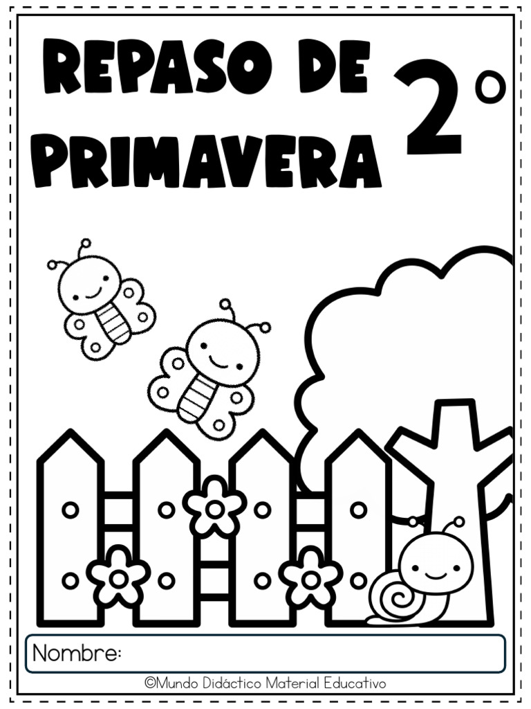 Repaso Primavera SEGUNDO | PDF