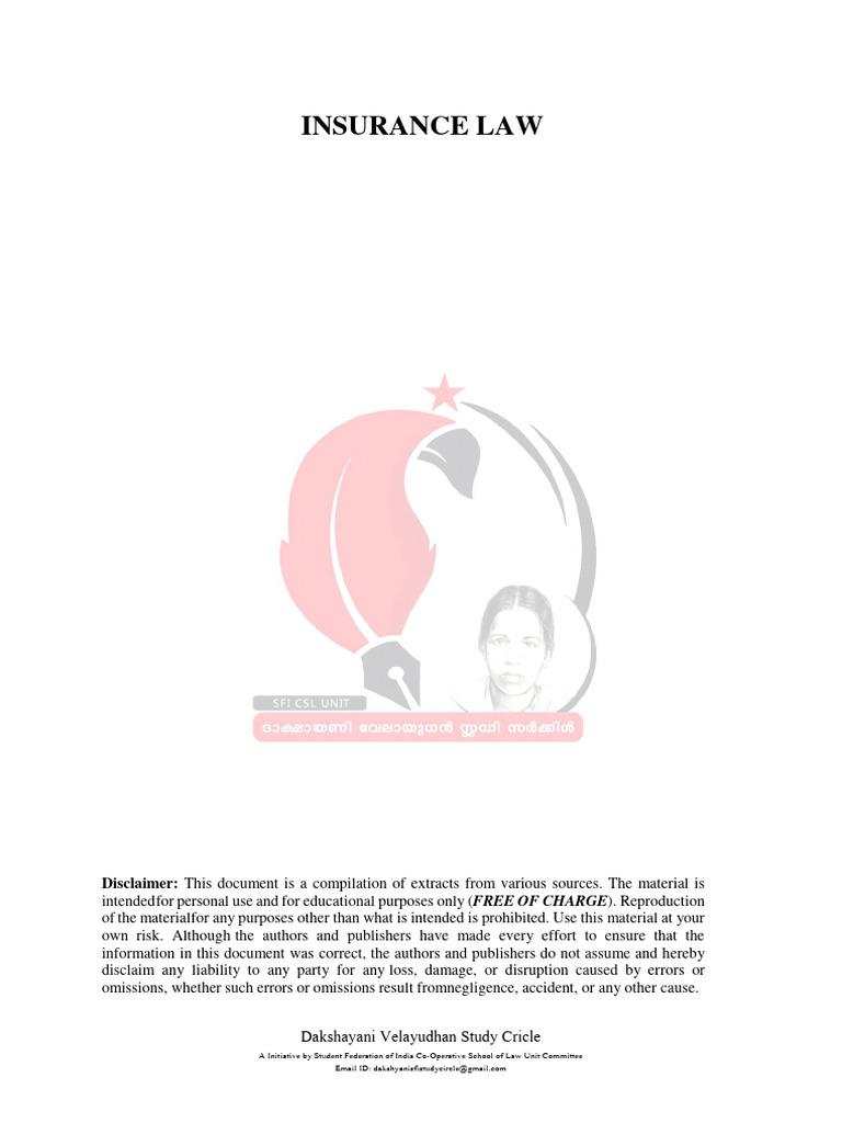 Insurance | PDF | Insurance | Civil Law (Legal System)