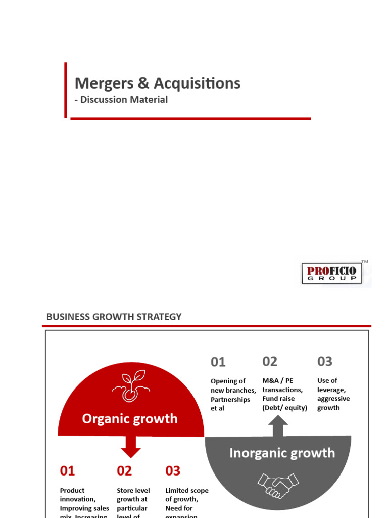 Mergers and Acquisitions Overview | PDF | Mergers And Acquisitions ...
