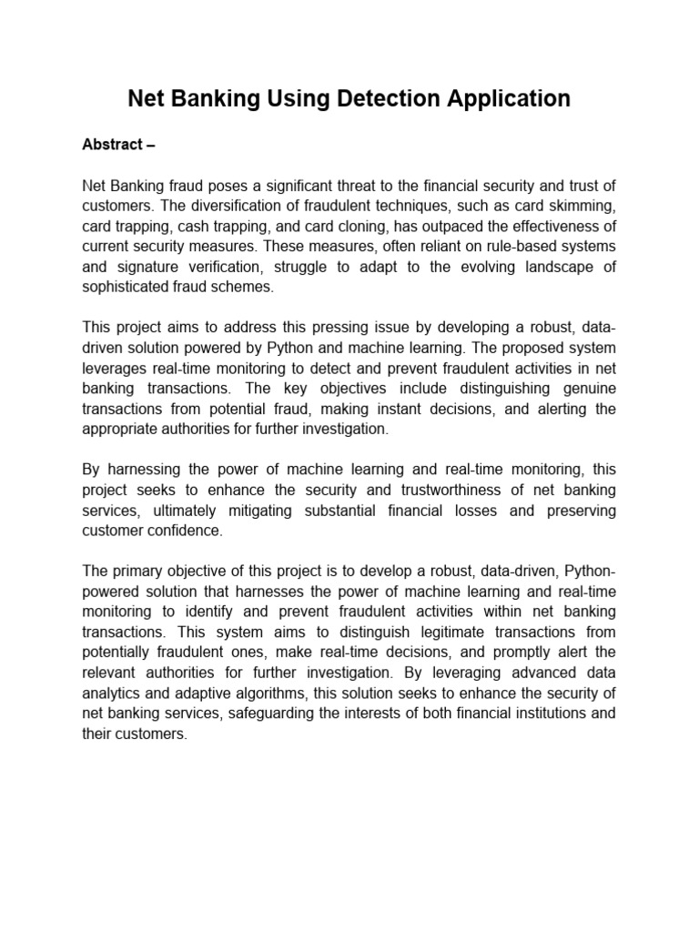 Net Banking Using Face Detection Project Report | PDF | Computer ... Net Banking Using Face Detection Project Report | PDF | Computer ...