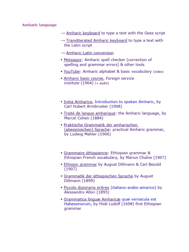 Amharic Keyboard | PDF | Writing | Languages