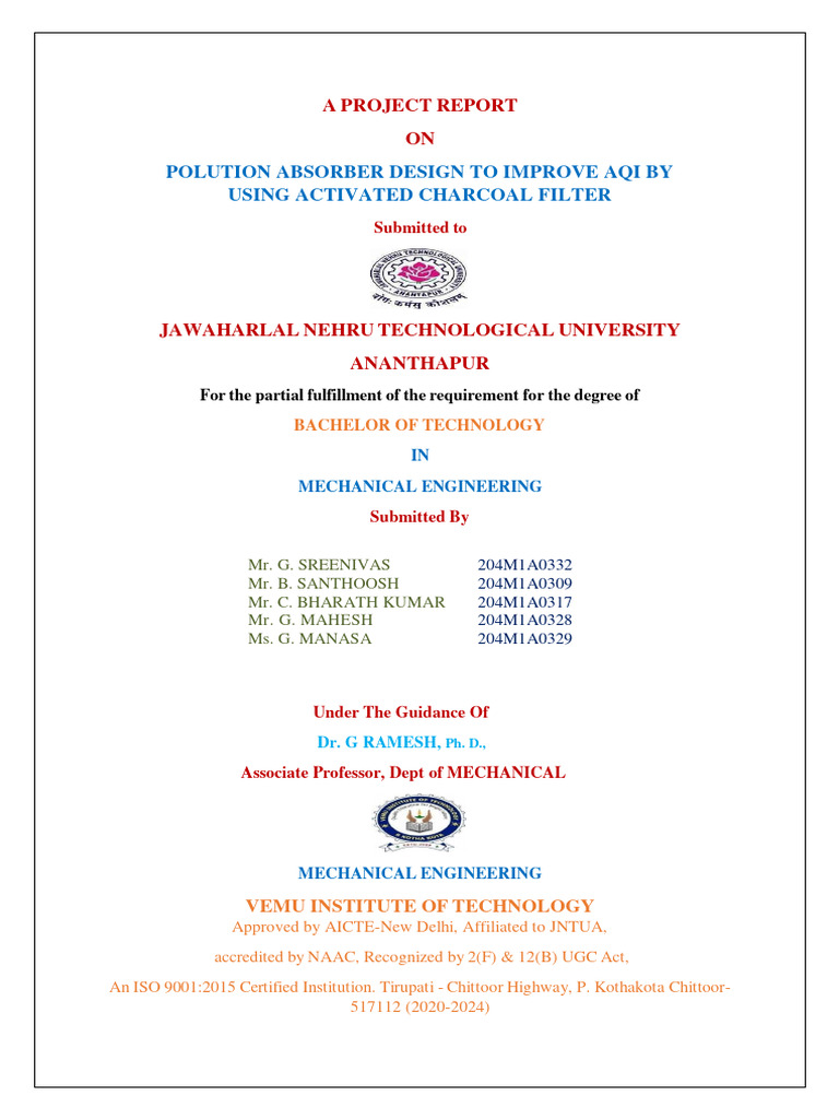 Project Part 1 Batch 6 Pdf Technology And Engineering