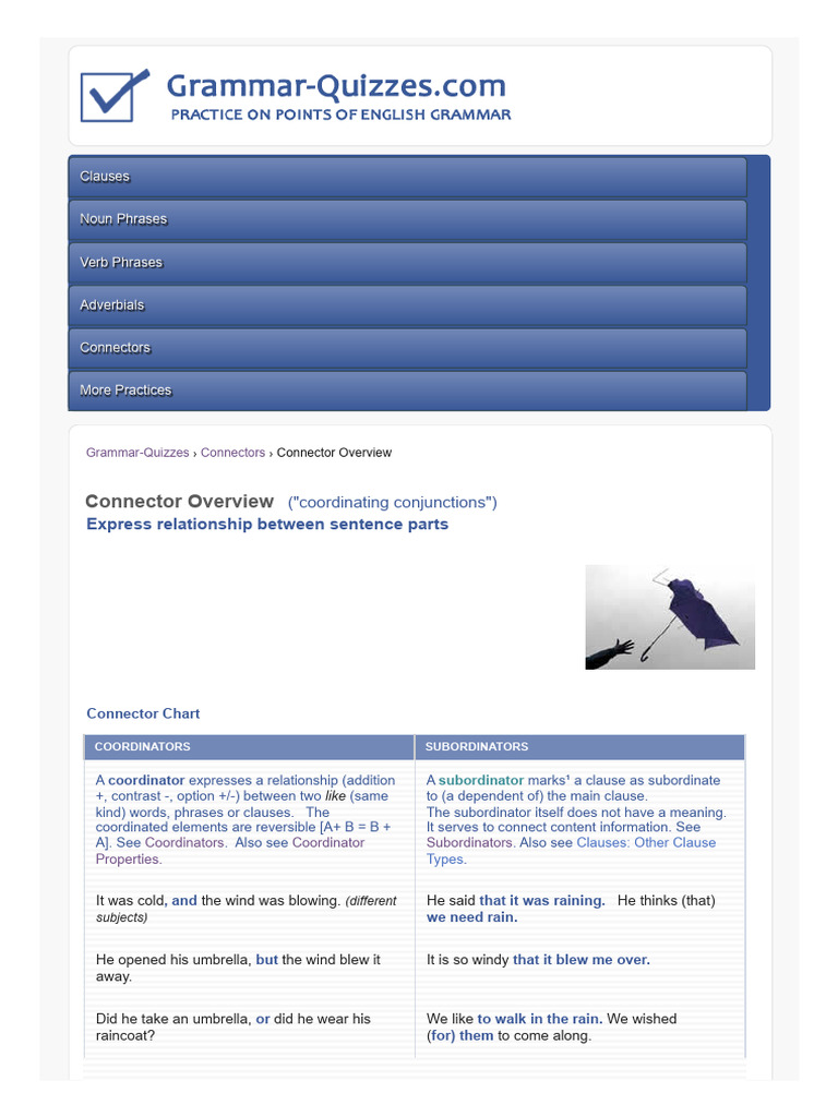 Conjunctions | PDF | Clause | Preposition And Postposition