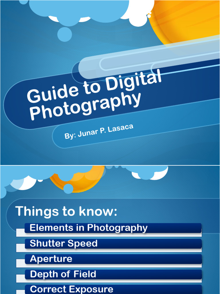 Guide To Digital Photography | PDF | Shutter Speed | Camera
