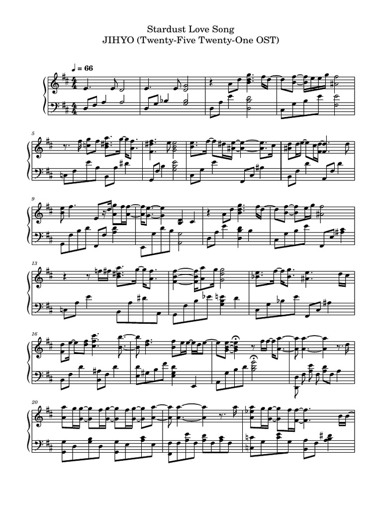Stardust Love Song | PDF