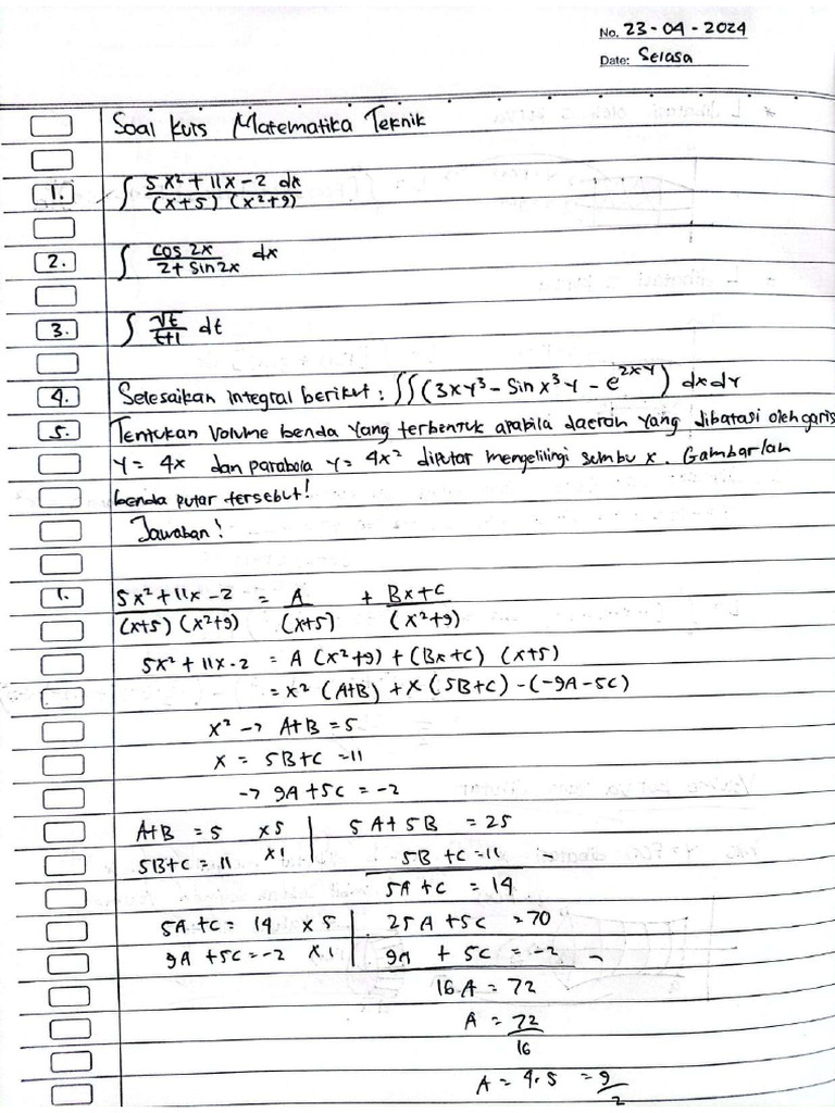 KUIS MTK Nazar Solihin | PDF