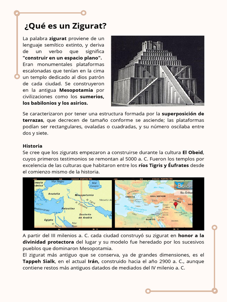 ¿Qué es un Zigurat | PDF