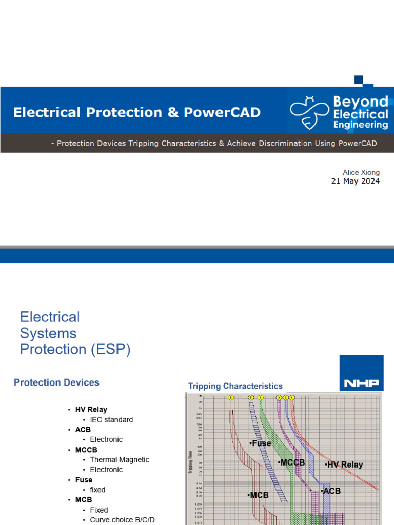 Protection Devices & Discrimination Study | PDF | Fuse (Electrical) | Relay