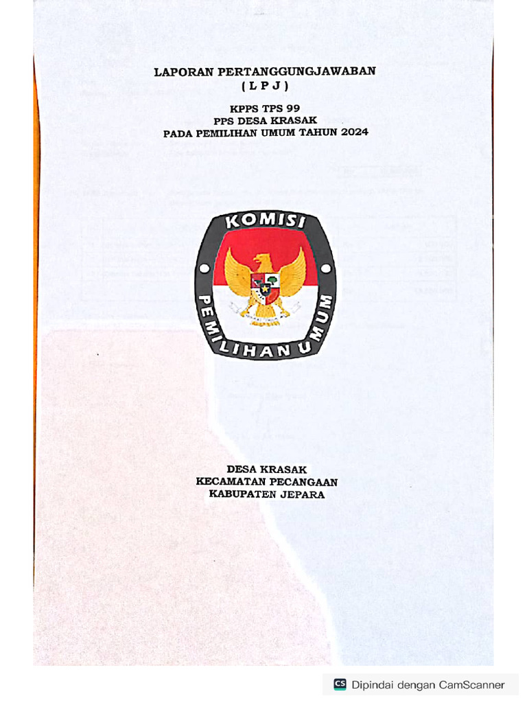 Contoh LPJ KPPS | PDF