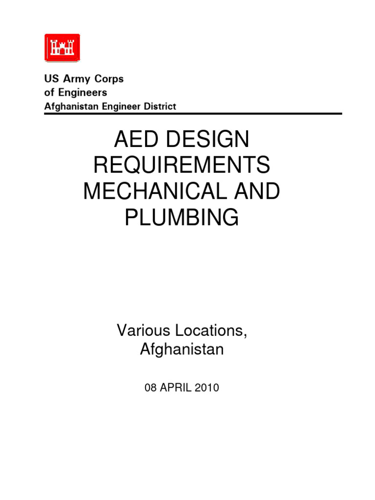 AED Design Requirements - Mech-Plumbing - Apr - 10 | PDF | Stove | Duct ...